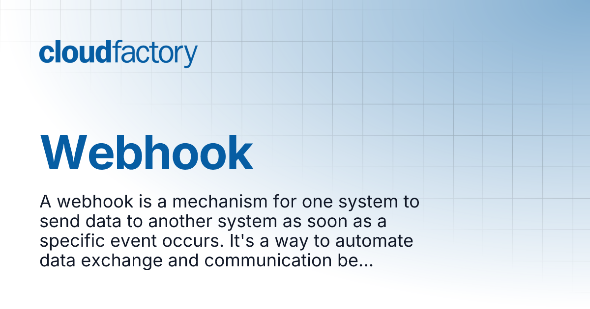 Webhook | AI Data Platform APIs